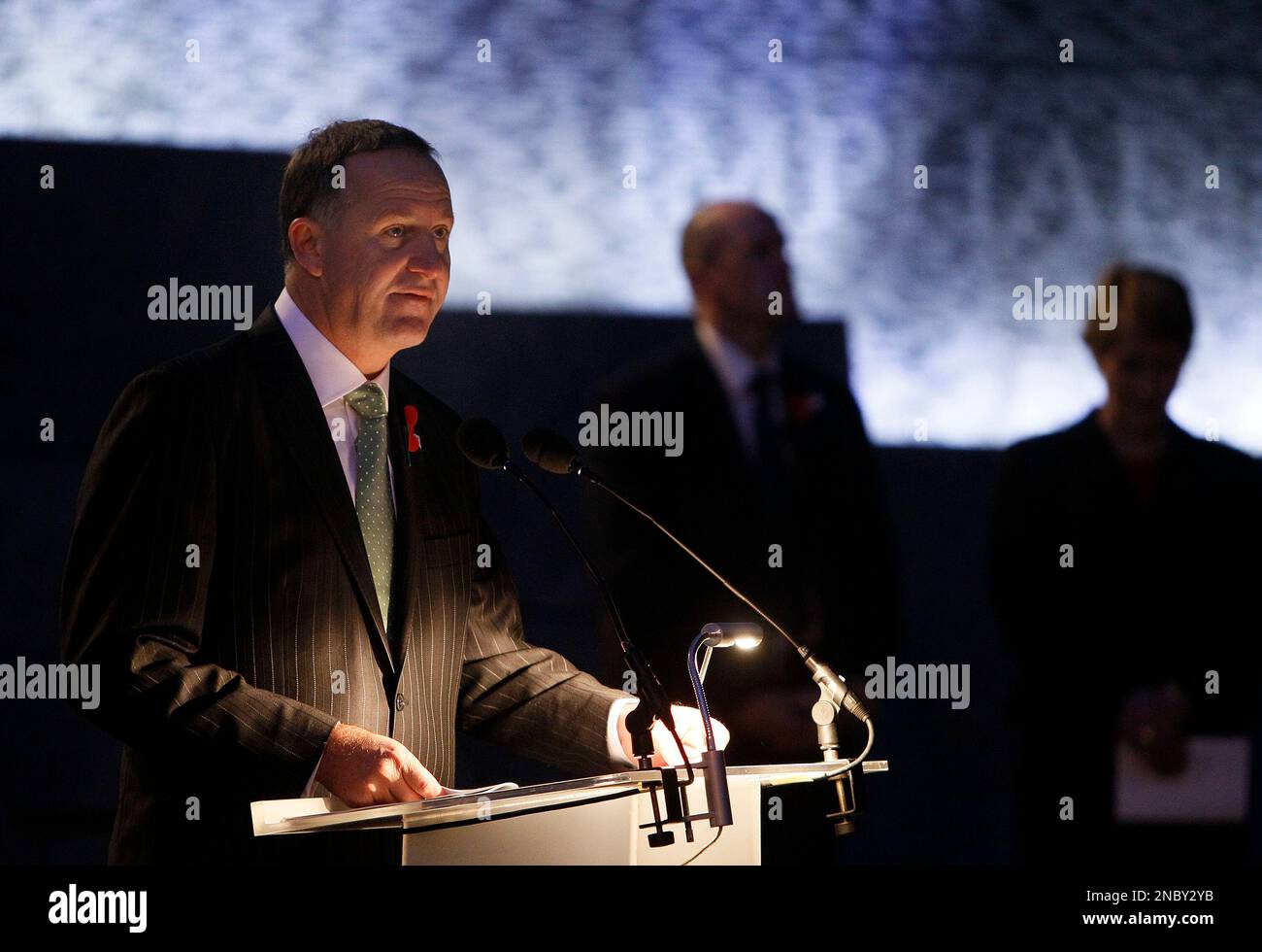 New Zealand's Prime Minister John Key, gives an address at the ...