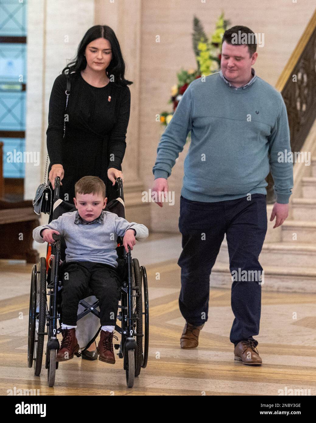 Daithi Mac Gabhann and his parents Mairtin MacGabhann and Seph Ni ...