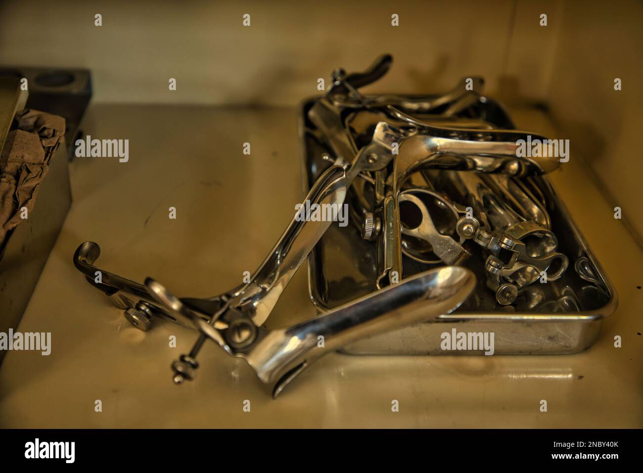 Old treatment room of a doctor Stock Photo - Alamy