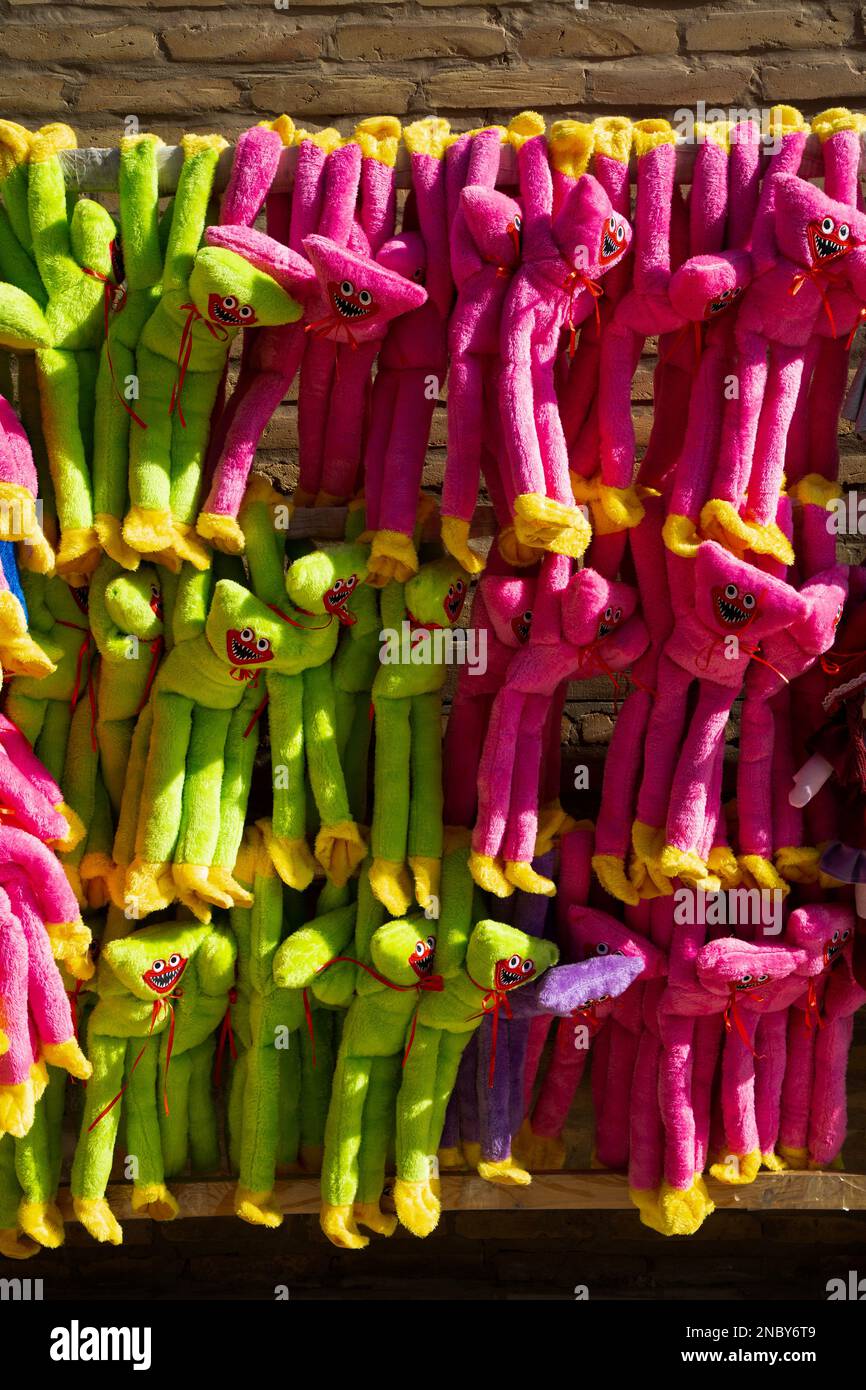 Stuffed Toys for Sale, Ichon Qala, UNESCO World Heritage Site, Khiva ...