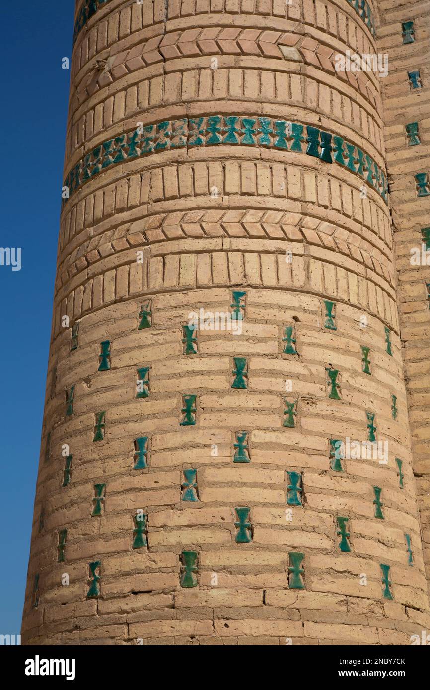 Decorative Design, Outer Walls of Tosh Havli Palace, Ichon Qala, UNESCO ...