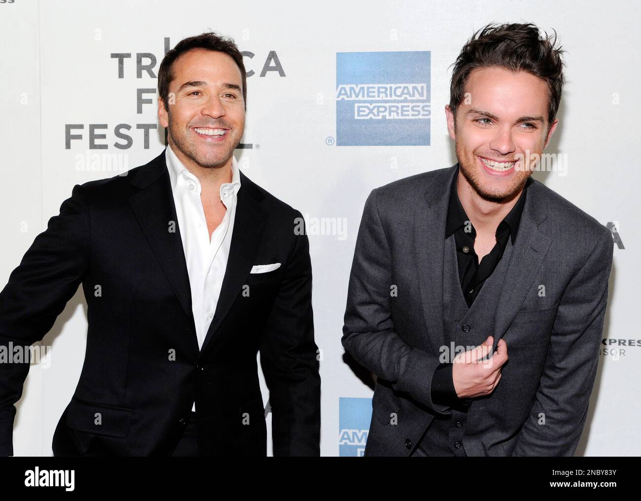 Actors Jeremy Piven, left, and Thomas Dekker attend the world premiere ...