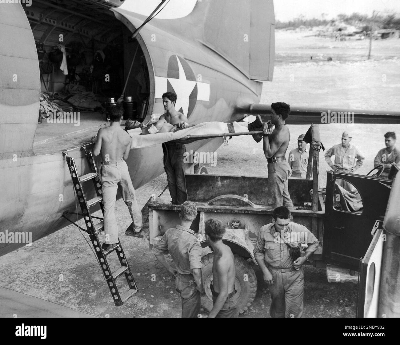 In this image provided by the U.S. Marine Corps, one of the first 60 ...