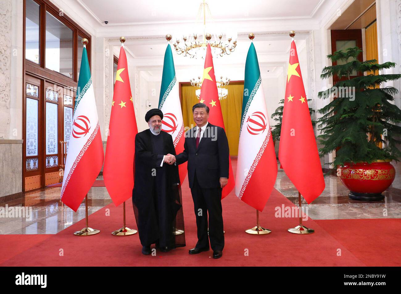 Beijing, China, on February 14, 2023. Chinese President Xi Jinping ...