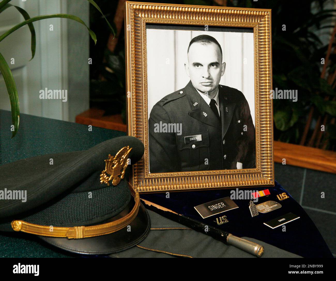 In this taken on Thursday, April 7, 2011, Rabbi Morton Singer is seen ...