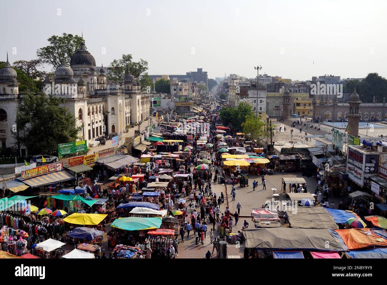 Laad Bazaar or Choodi Bazaar old market located around the historic ...