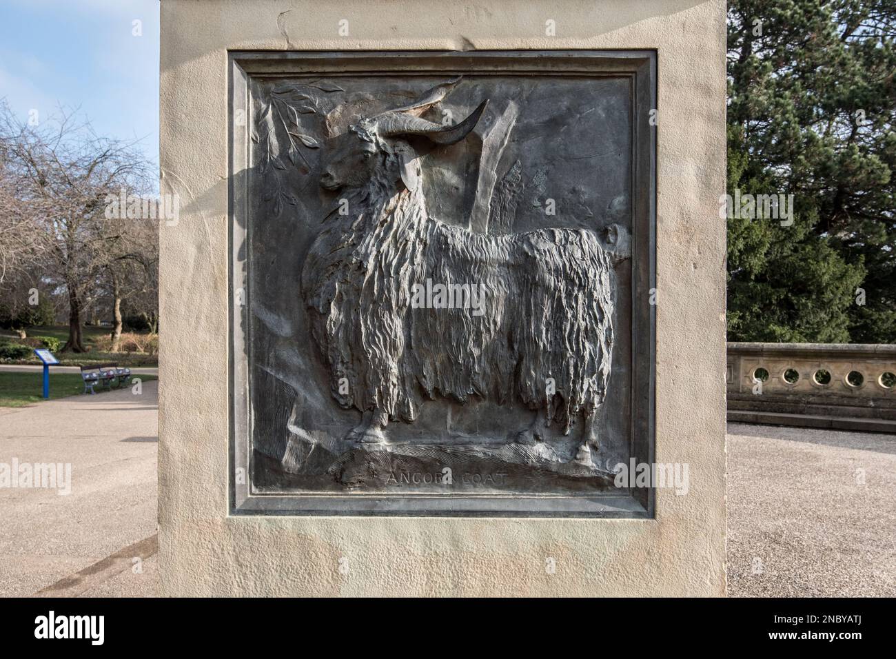 Statue of Salt wearing a Victorian frock-coat & holding a parchment ...