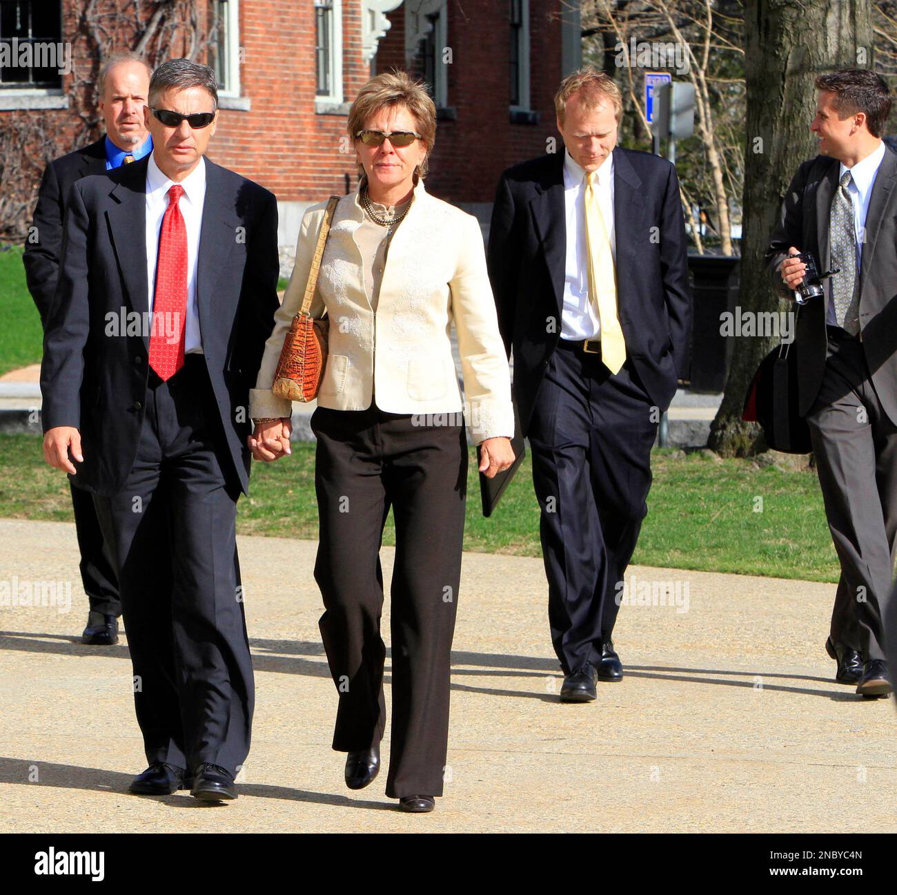 Former New Mexico Gov. Gary Johnson arrives with Kate Prusack and his ...