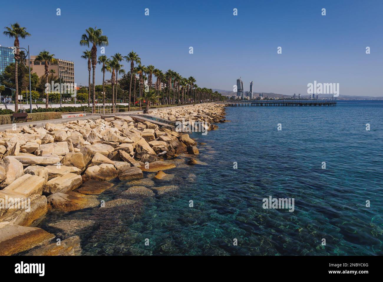 Molos of Limassol city in Cyprus island country Stock Photo - Alamy