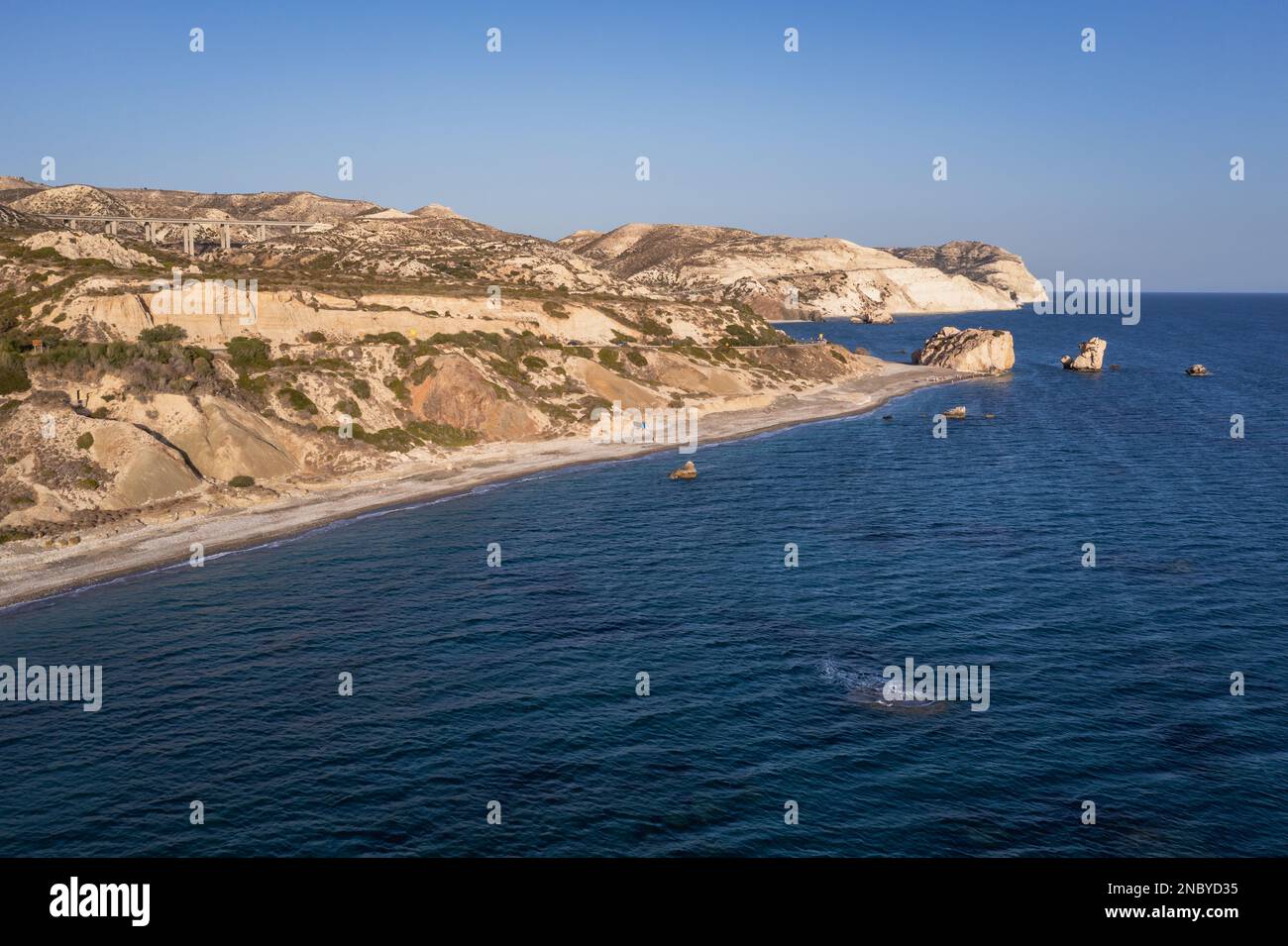 Petra tou Romiou - Rock of the Roman also known as Aphrodite Rock near ...