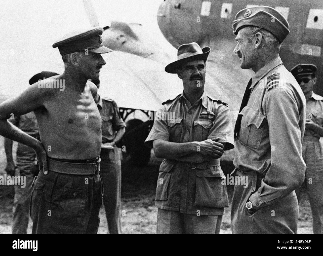 Air Marshal Sir Keith Park, Air Commander-in-Chief, South East Asia was ...