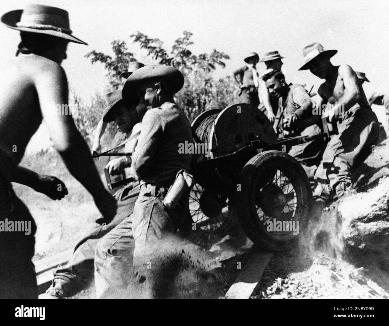 Following on the Fourteenth Army’s brilliant advance down the railway ...