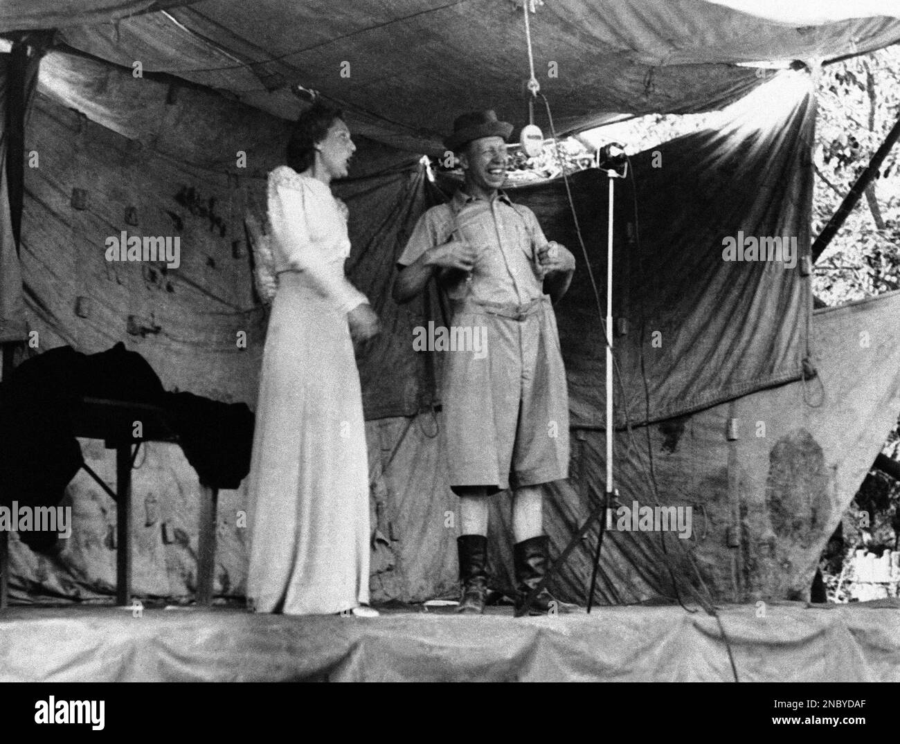 The famous North Country comedian George Formby with his wife Beryl ...