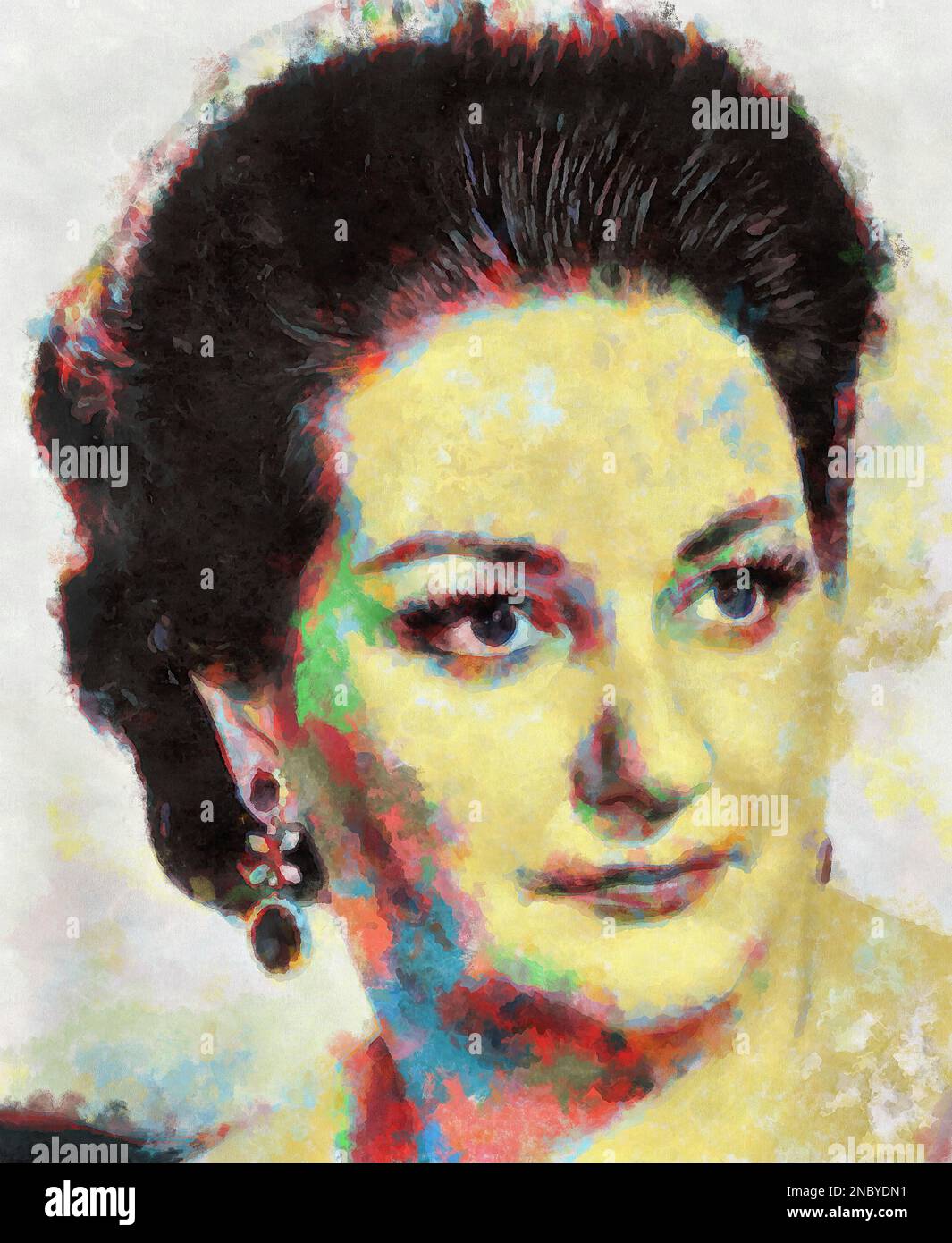 Opera singer montserrat caballe hi-res stock photography and images - Alamy