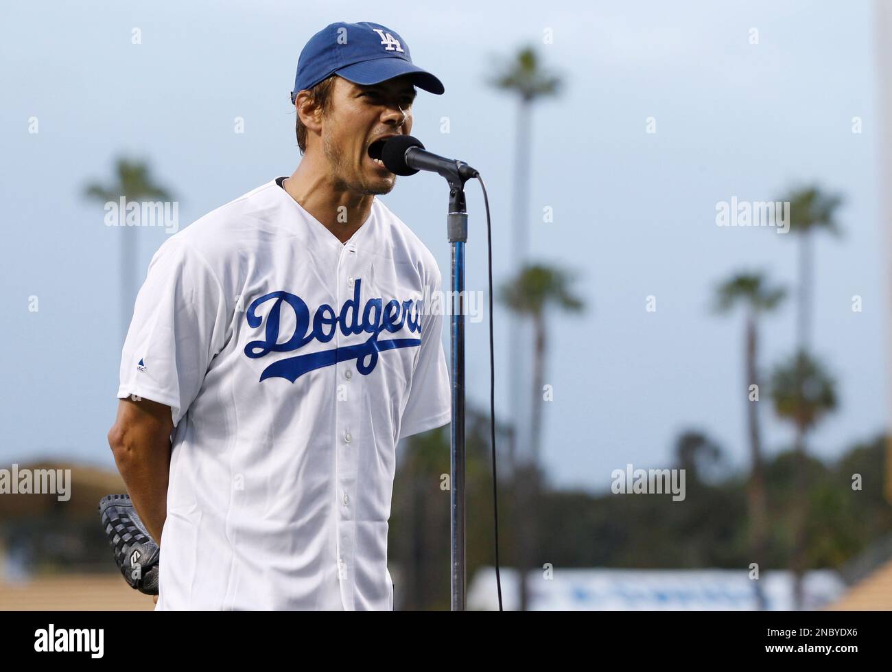 Actor Josh Duhamel says the ceremonial announcement of "It's Time For ...