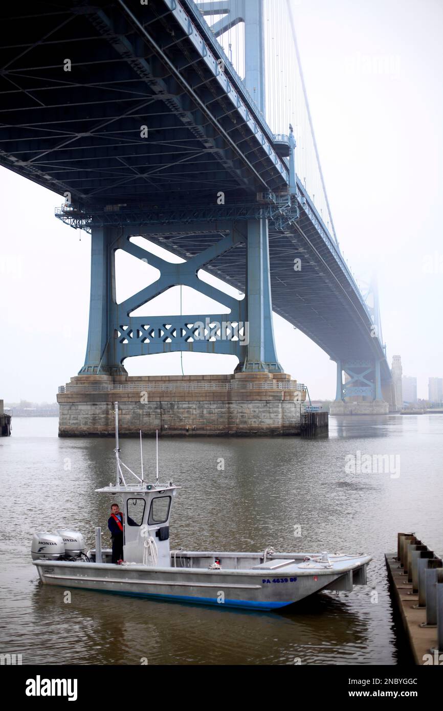 A Ride the Ducks tour spotter boat is seen on Wednesday, April 20, 2011 ...