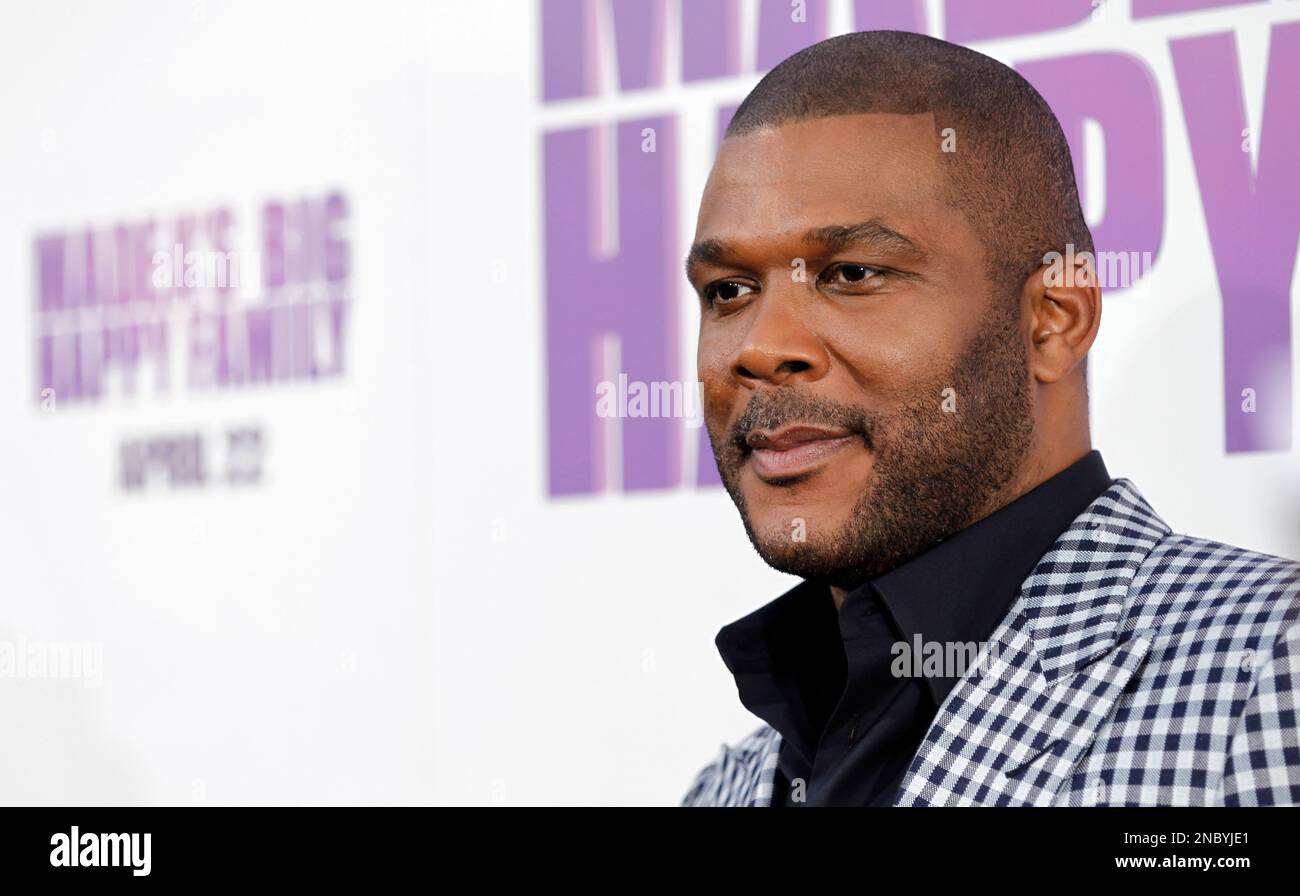 Tyler Perry arrives at the premiere of "Madea's Big Happy Family" in ...