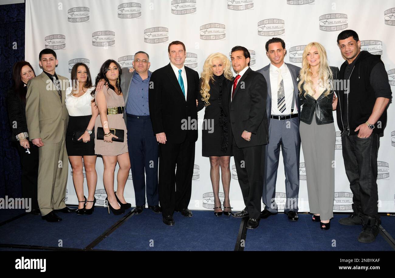 From left, John Gotti Jr. with his children, John Travolta, Victoria ...