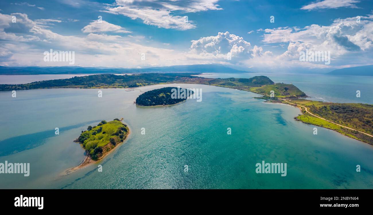 Breathtaking aerial drone view adriatic hi-res stock photography and ...