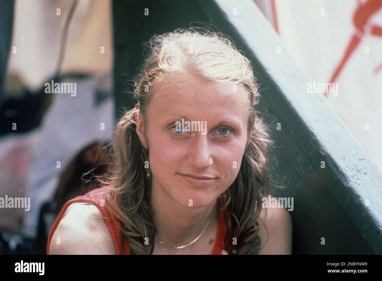 Norwegian distance runner Grete Waitz, in New York, on Jan. 1, 1981 ...