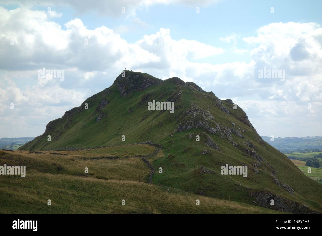 Chrome Hill from Path near Tor Rock at the Head of the Swallow Brook ...