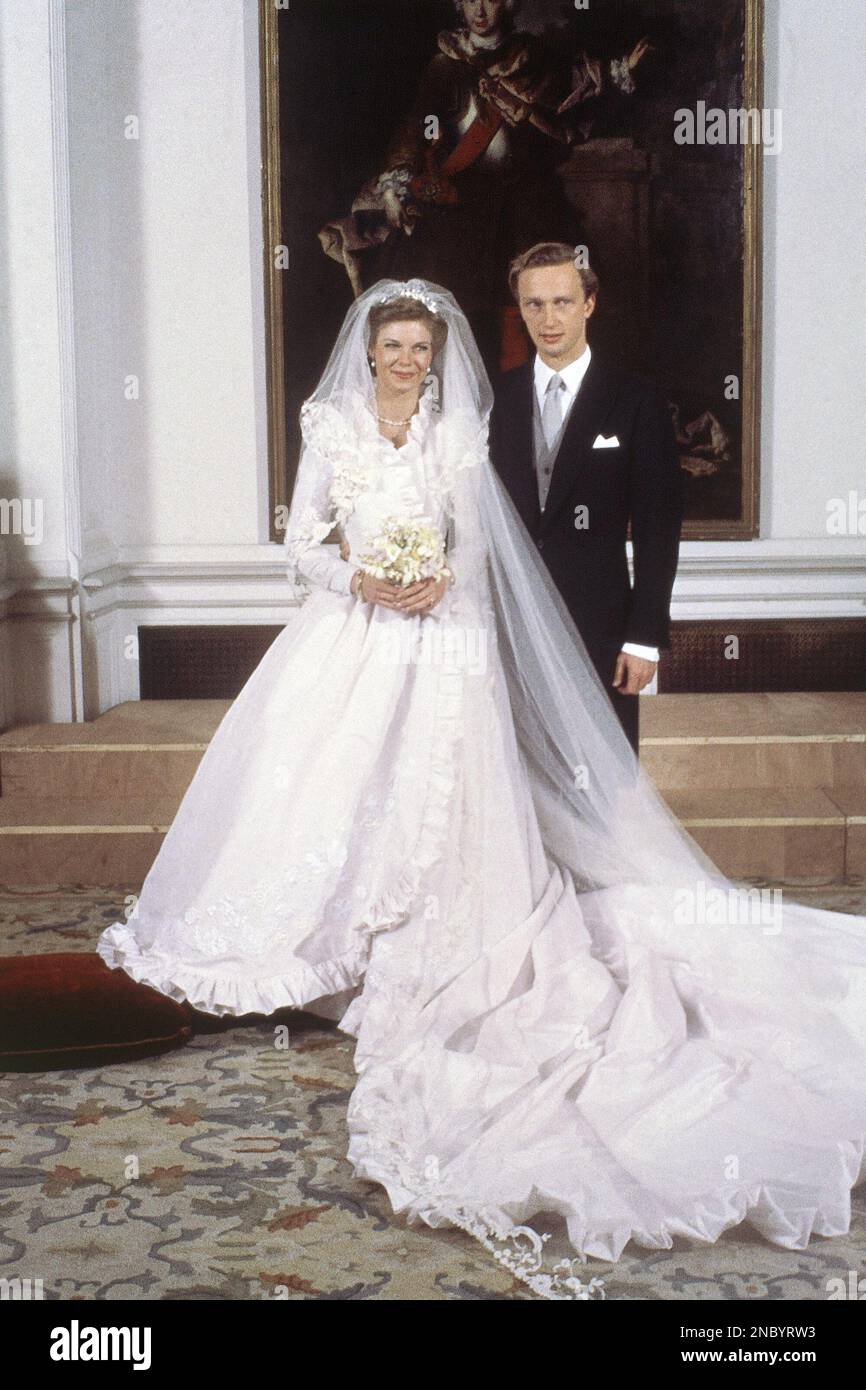 Princess Marie-Astrid of Luxembourg, and her groom, the Austrian ...