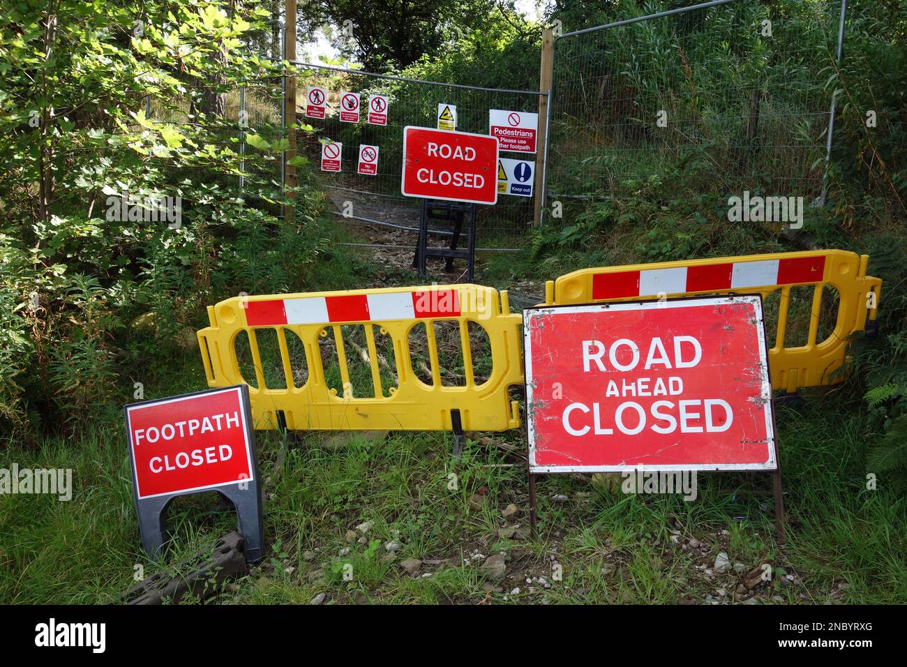 Footpath (Track) Closed from Hollinsclough Rake Road near the Village ...