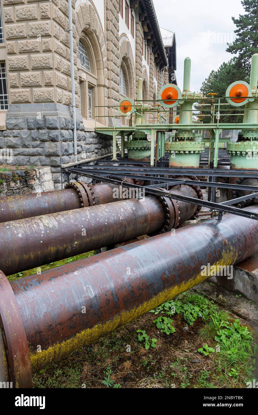 fraele ex hydroelectric power plant, isolaccia, italy Stock Photo - Alamy