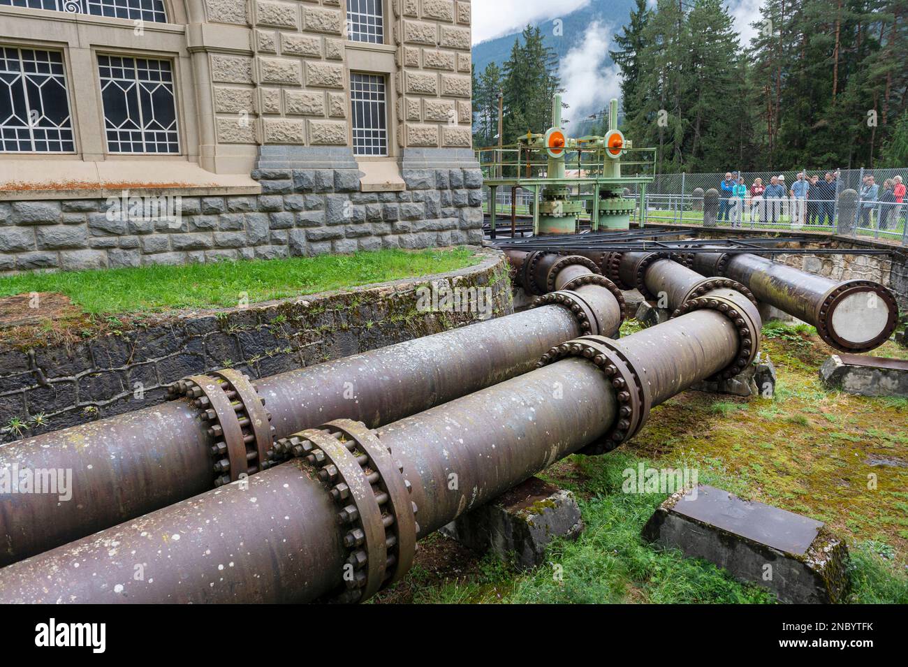 fraele ex hydroelectric power plant, isolaccia, italy Stock Photo - Alamy