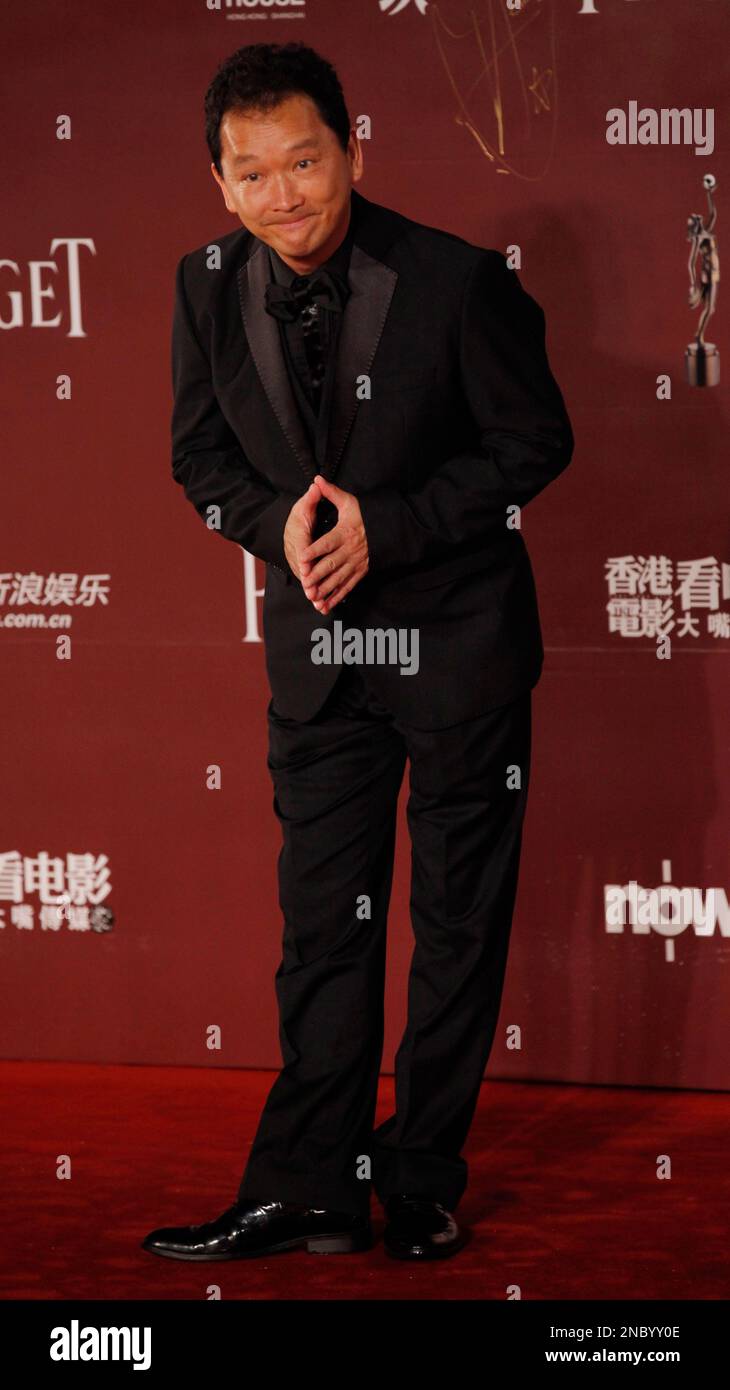 Hong Kong actor Liu Kai Chi poses on the red carpet of the 30th Hong ...