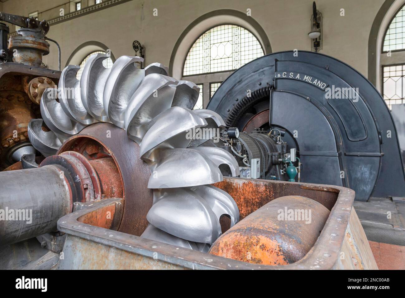 fraele ex hydroelectric power plant, isolaccia, italy Stock Photo - Alamy