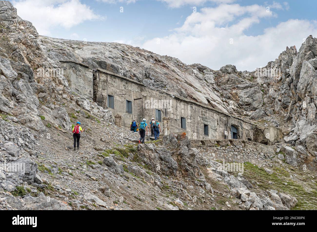 hike on monte delle scale mount, fort of first word war, valdidentro ...