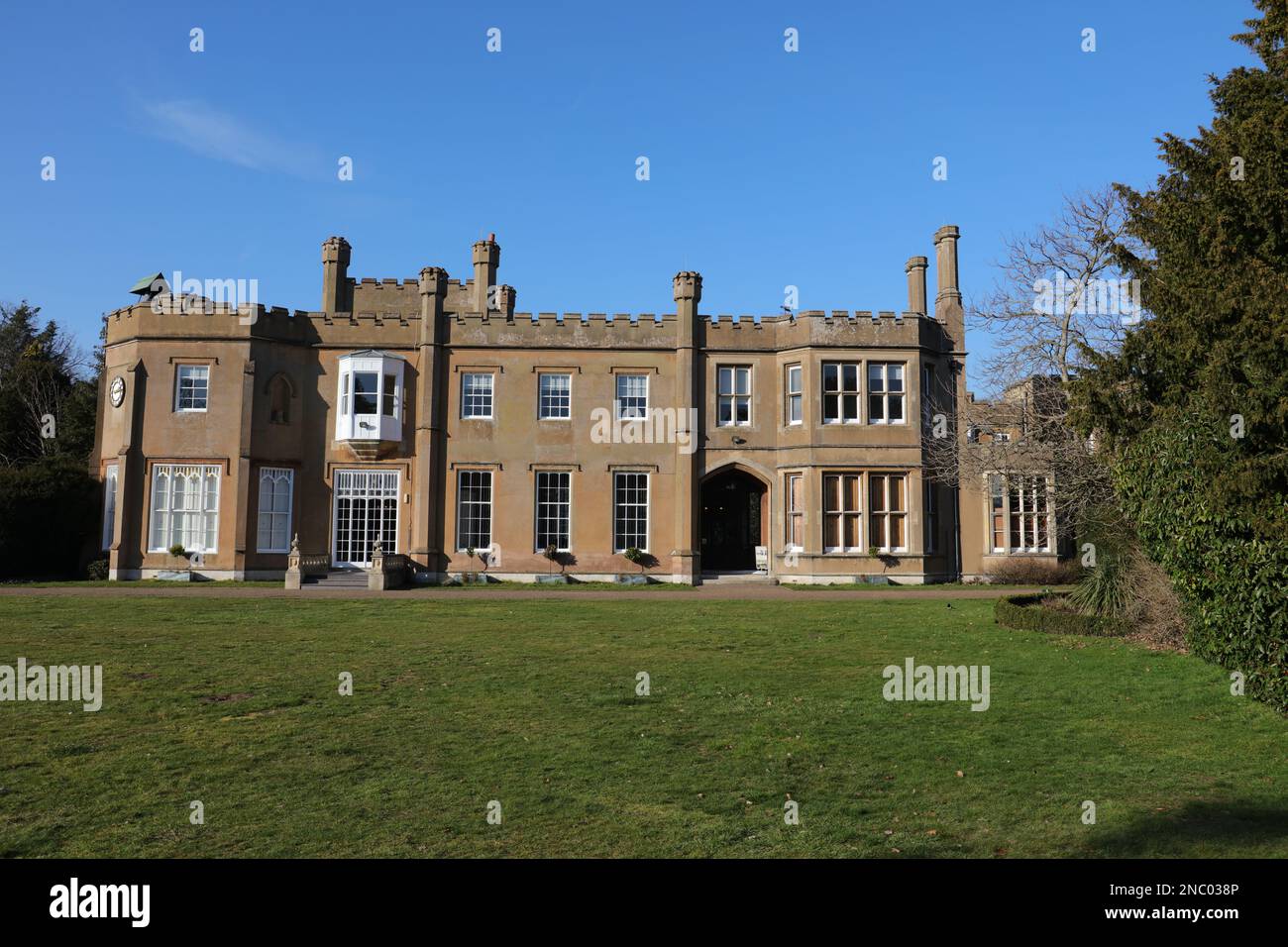 Nonsuch Mansion, Cheam, Surrey, UK Stock Photo - Alamy