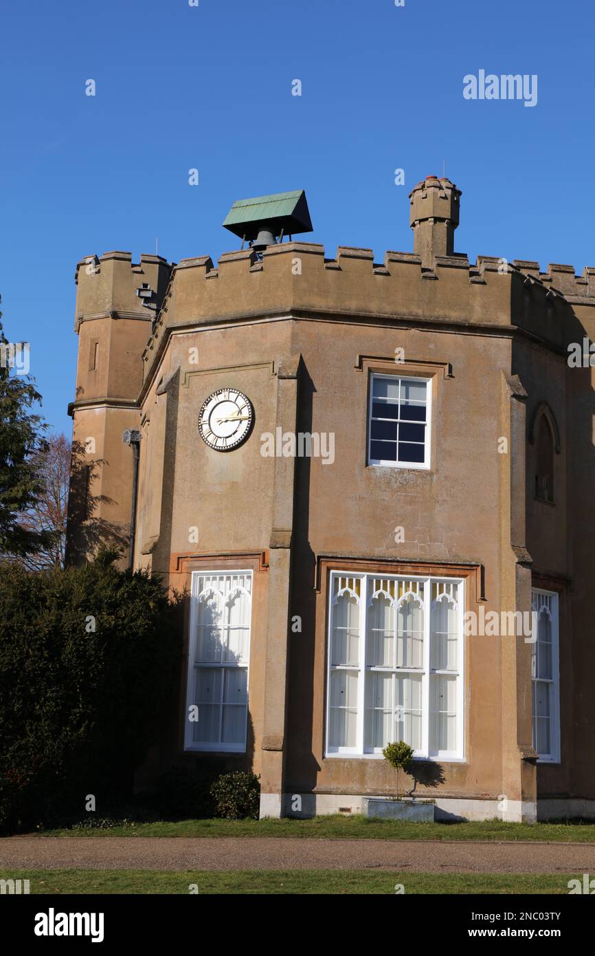 Nonsuch Mansion, Cheam, Surrey, UK Stock Photo - Alamy