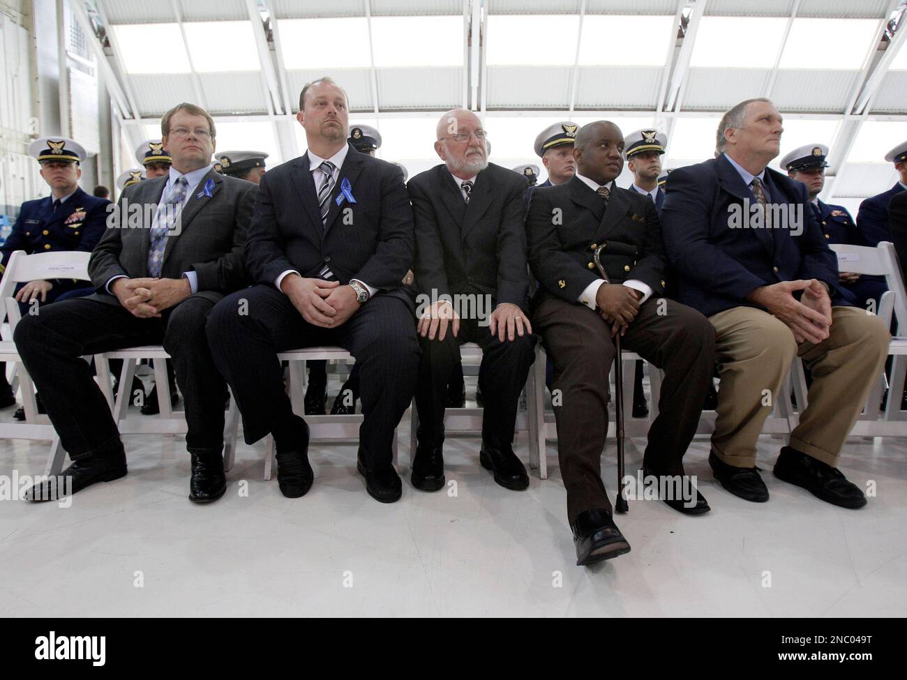 Offshore supply vessel Damon B. Bankston crew members Norman Logson ...