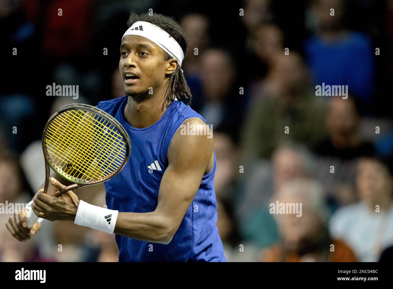 ROTTERDAM - Mikael Ymer (SWE) in action against Tallon Grepes (NED) on ...