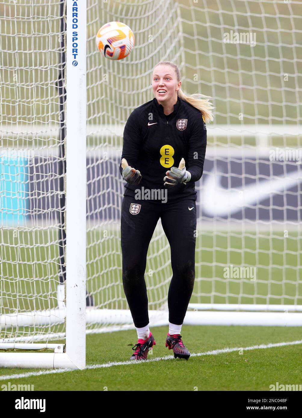 Burton on Trent, England, 14th February 2023. Emily Ramsey of England ...