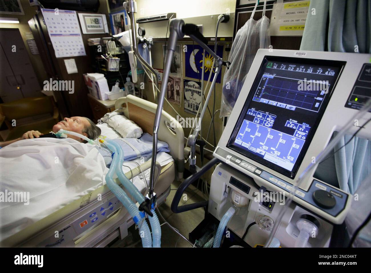 In this photo taken April, 7, 2011, Michael Yanul, 58, one of the last ...