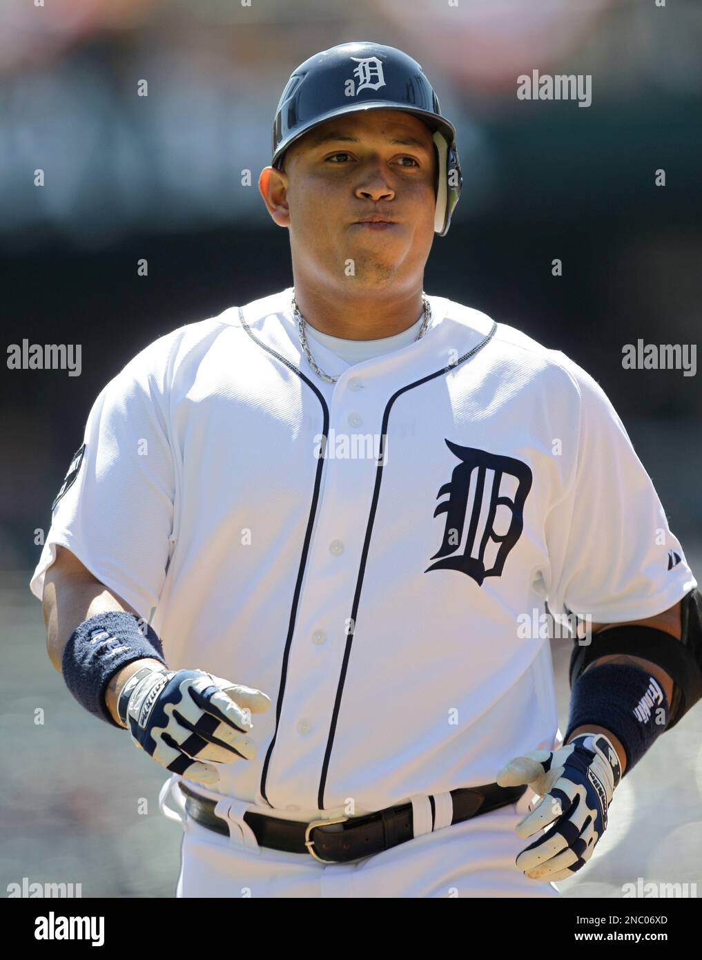 Detroit Tigers first baseman Miguel Cabrera (24) is shown against the ...