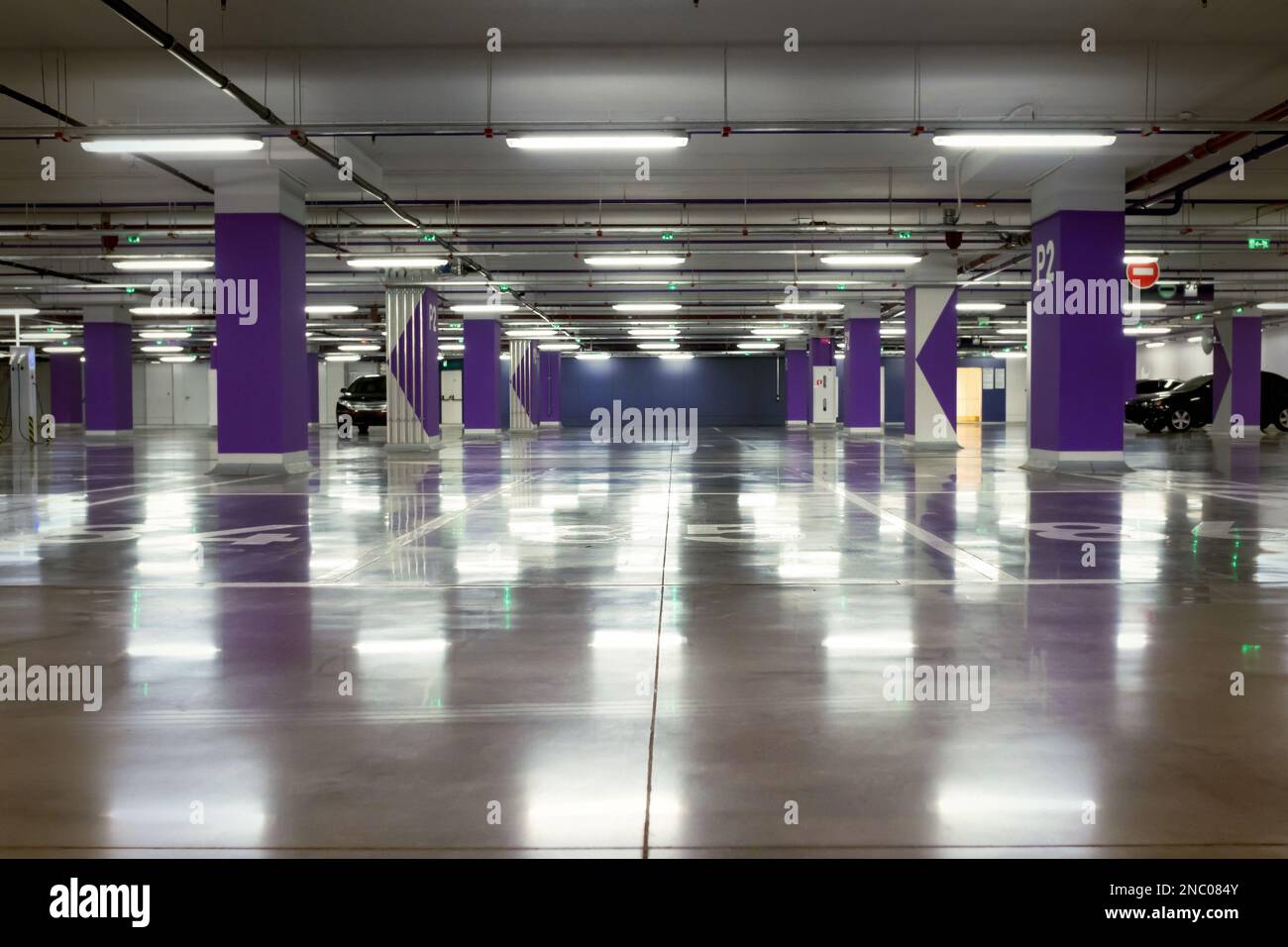 A car underground parking lot Stock Photo - Alamy