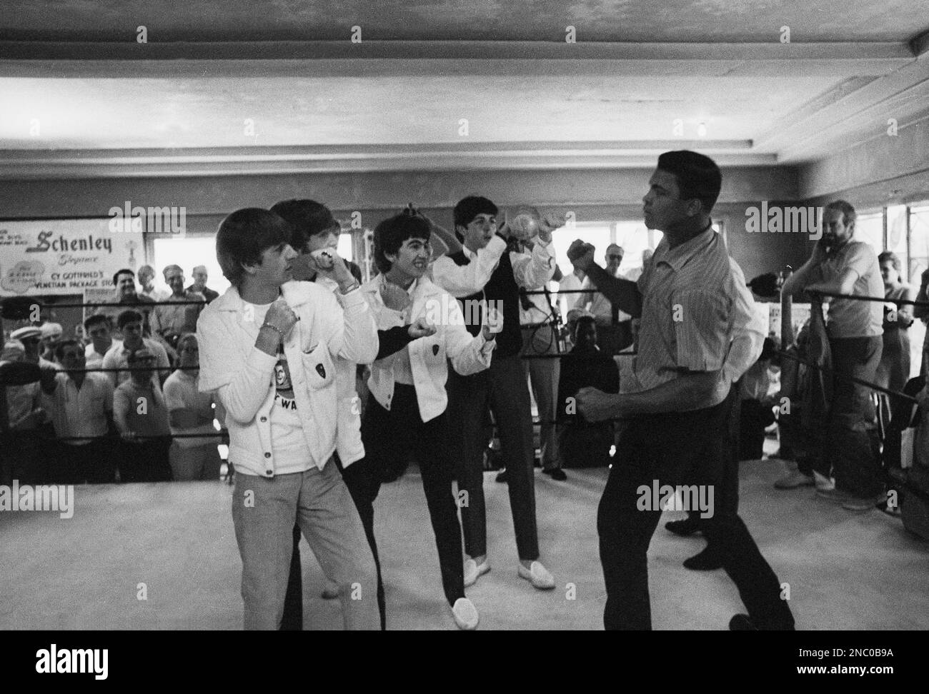 Turning to new fields, Britain's Beatles take on heavyweight challenger ...