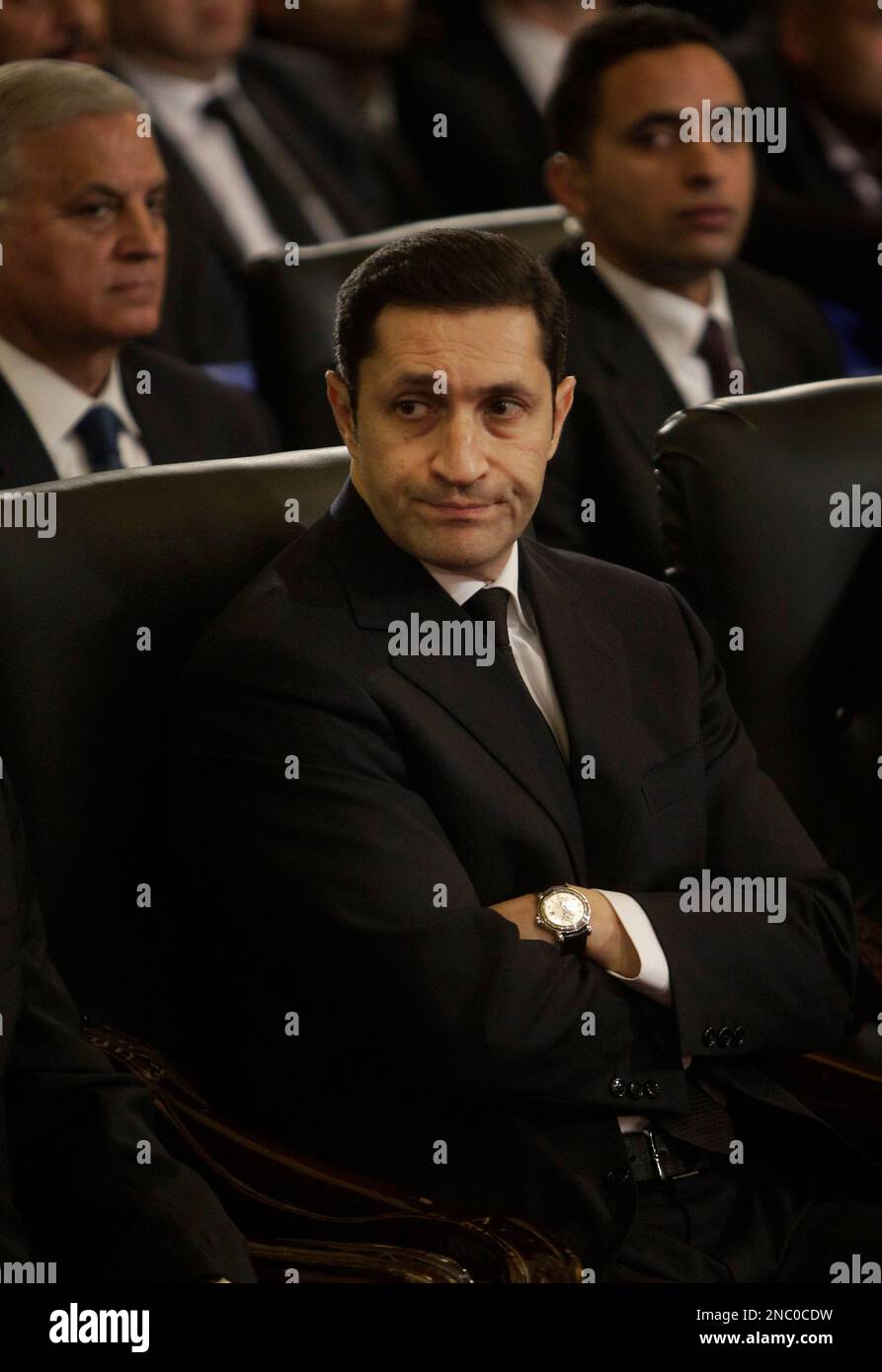 FILE - In a Jan. 6, 2011 file photo Alaa Mubarak, son of Egyptian ...