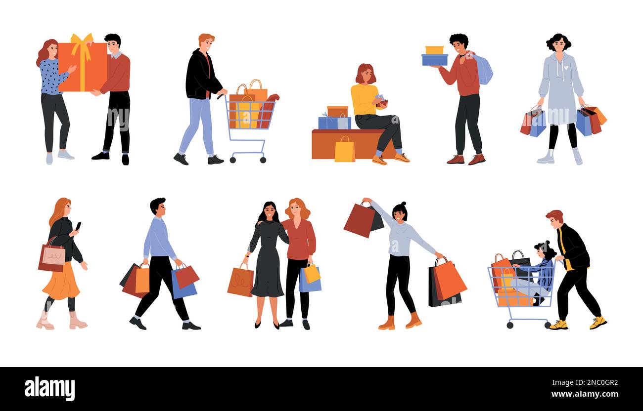 Couple fashion store Stock Vector Images - Alamy