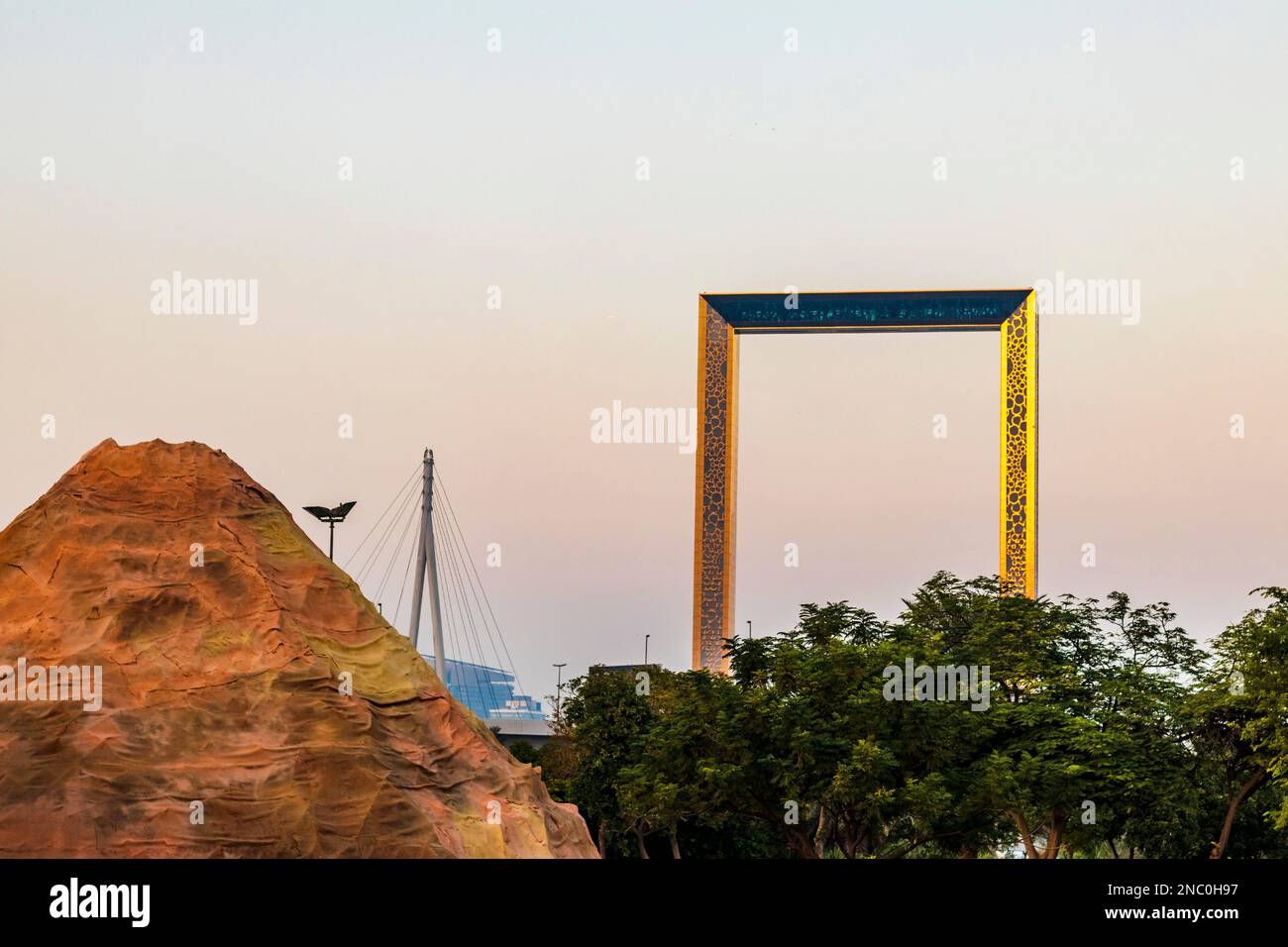 Dubai, UAE - 12.03.2022 - Popular sightseeing and attraction building ...
