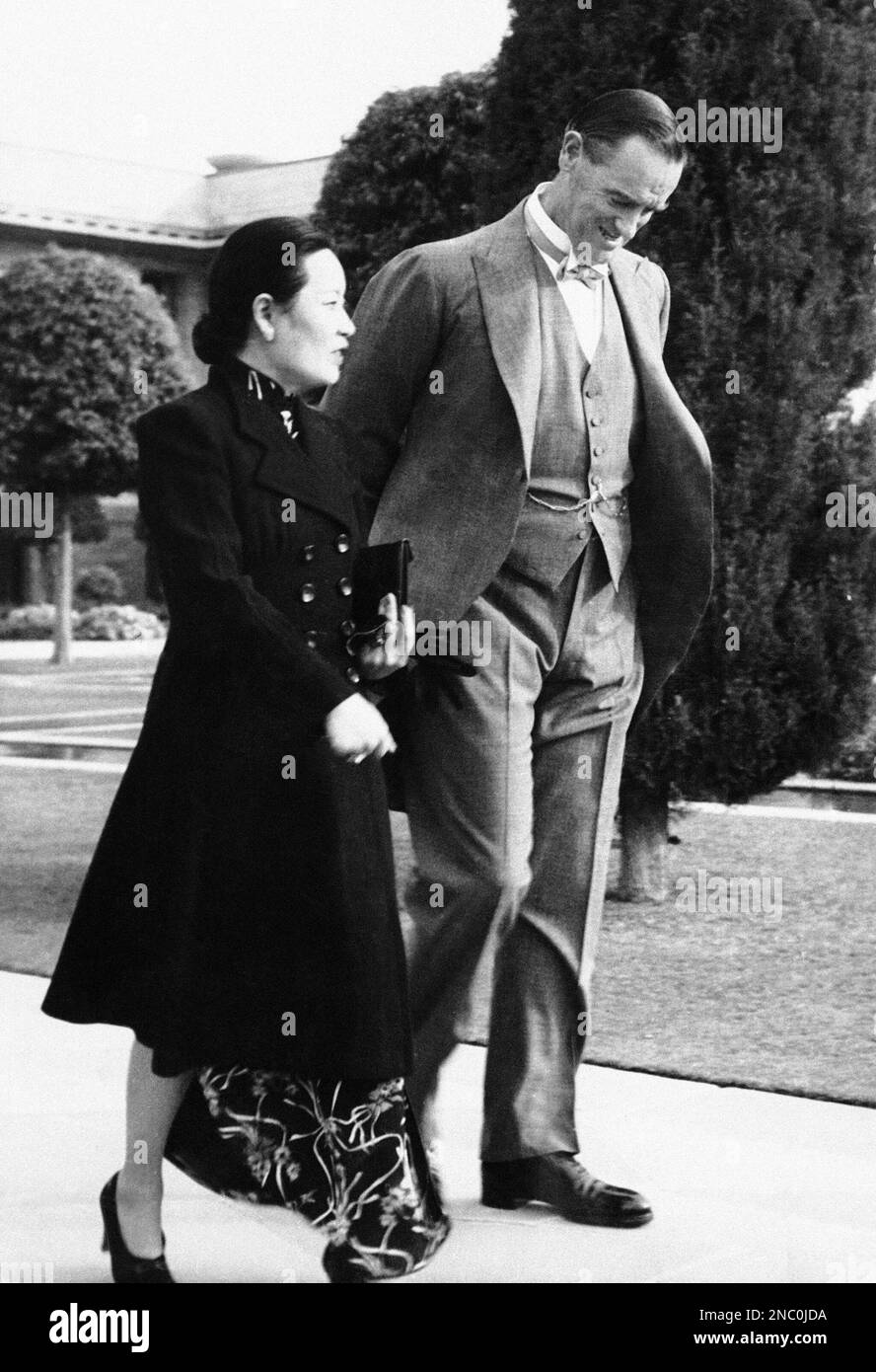 In the gardens of the Viceroy’s house New Delhi, on the day of Marshal ...