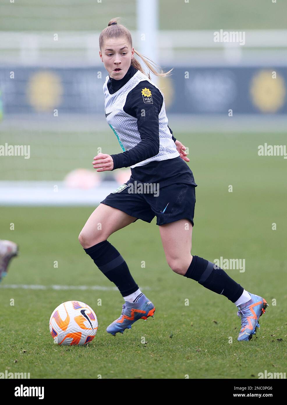 Burton on Trent, England, 14th February 2023. Jessica Park of England ...