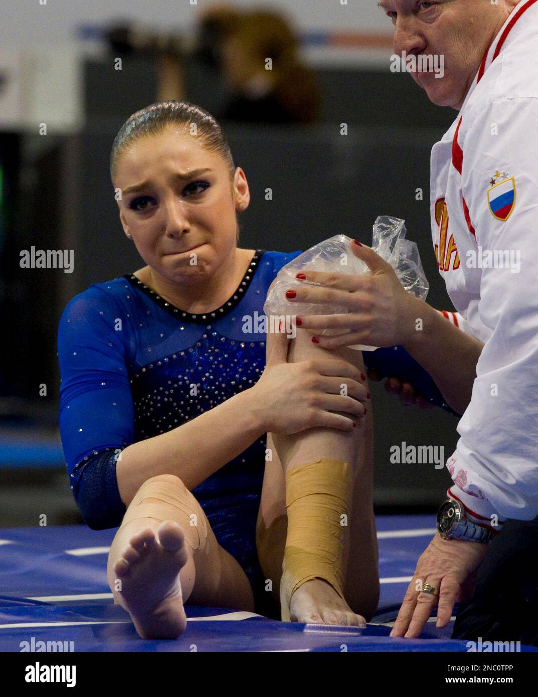 Aliya Mustafina Crying