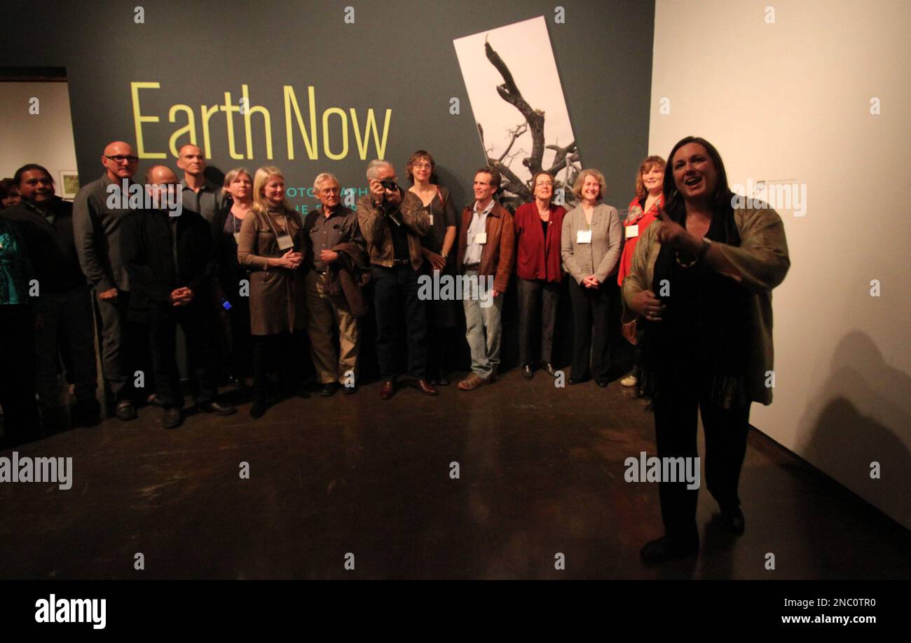 Katherine Ware, right, curator of photography at the New Mexico Museum ...