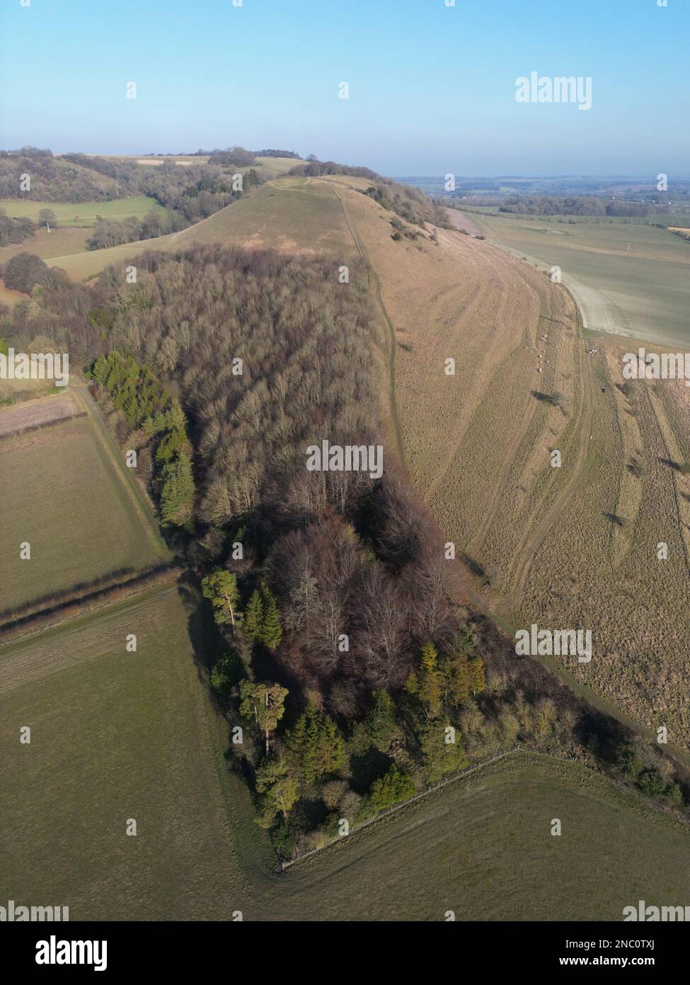 Martinsell hill hillfort hi-res stock photography and images - Alamy