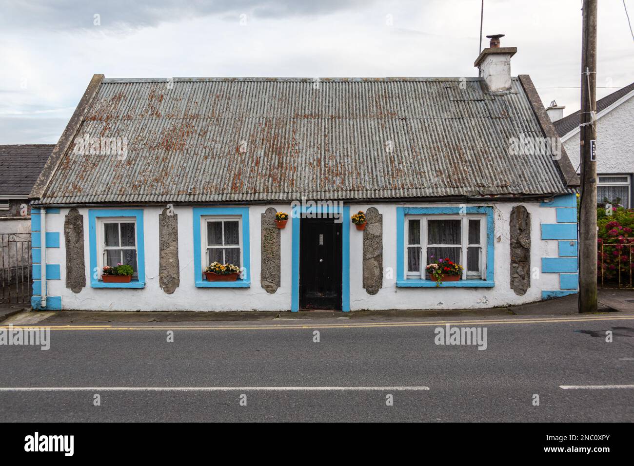 Typical Residence, street scene, Listowel, Ireland Stock Photo - Alamy